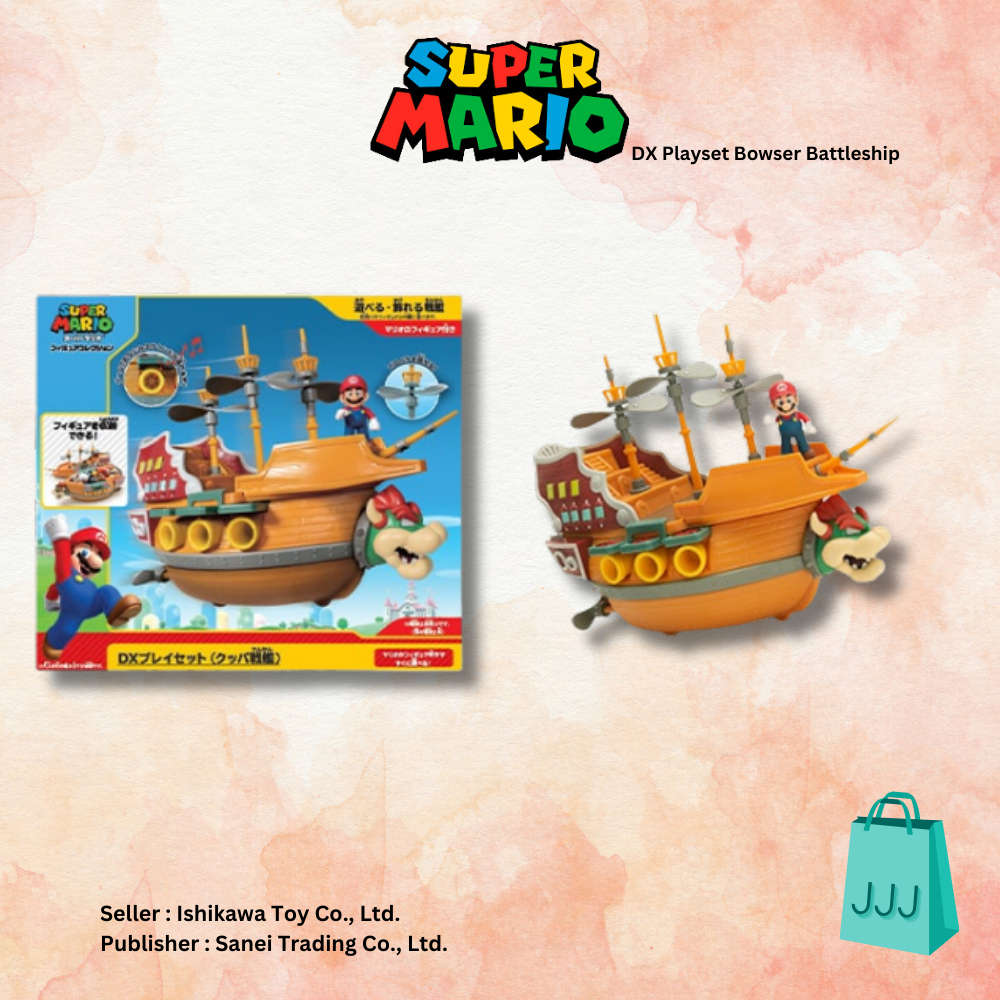 Jual Super Mario Figure Collection DX Playset Bowser Battleship ...