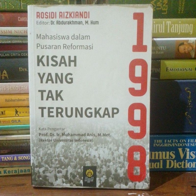 Jual BUKU MAHASISWA DALAM PUSARAN REFORMASI 1998 KISAH TAK TERLUPAKAN | Shopee Indonesia