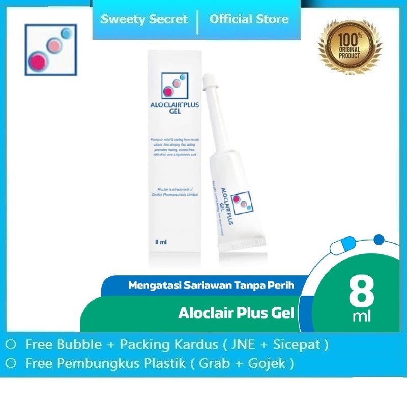 Jual Obat Sariawan Anak Aloclair Plus Gel BARU 2024 ORIGINAL | Shopee ...