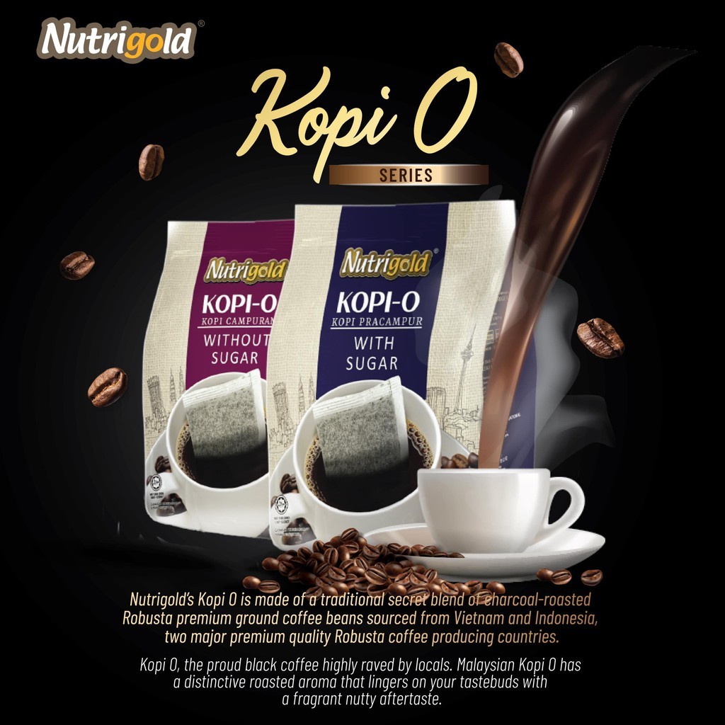 Jual Nutri Gold White Coffee Malaysia 3in1 2in1 Kopi Malaysia Nutrigold ...