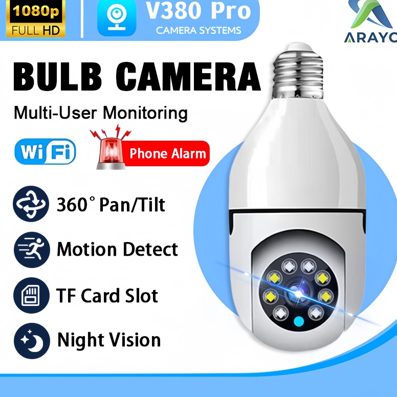 Jual Menarik ARAYO V38 Pro Cctv HD 18P Wifi Wireless jarak jauh ...
