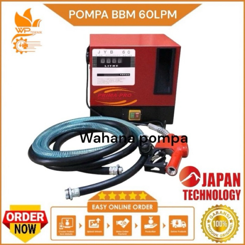 Jual Pompa fuel pump analog Pompa transfer solar Flowmeter ac 220v ...
