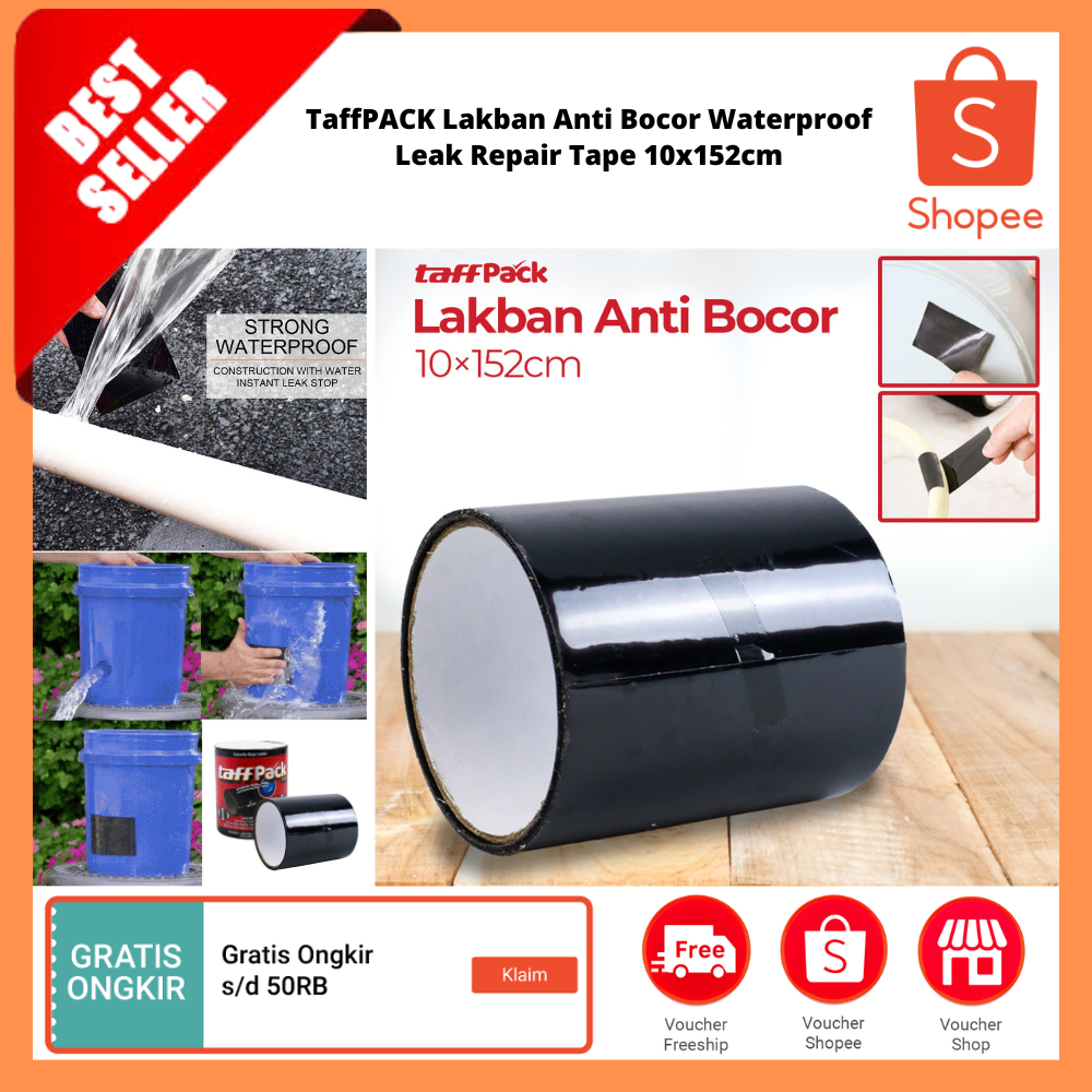 Jual Lakban Anti Bocor Waterproof Leak Repair Tape 10x152cm / Pita ...