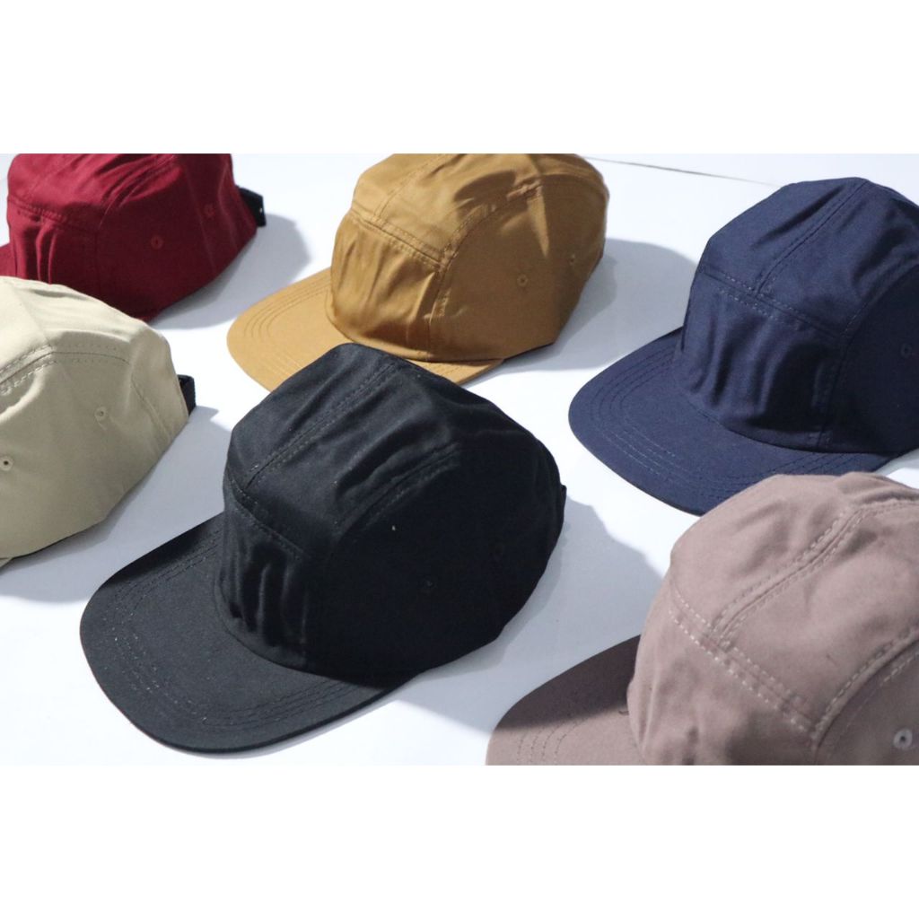 Jual five panel polos combinasi 2in1.topi 5panel kombinasi.topi polos ...