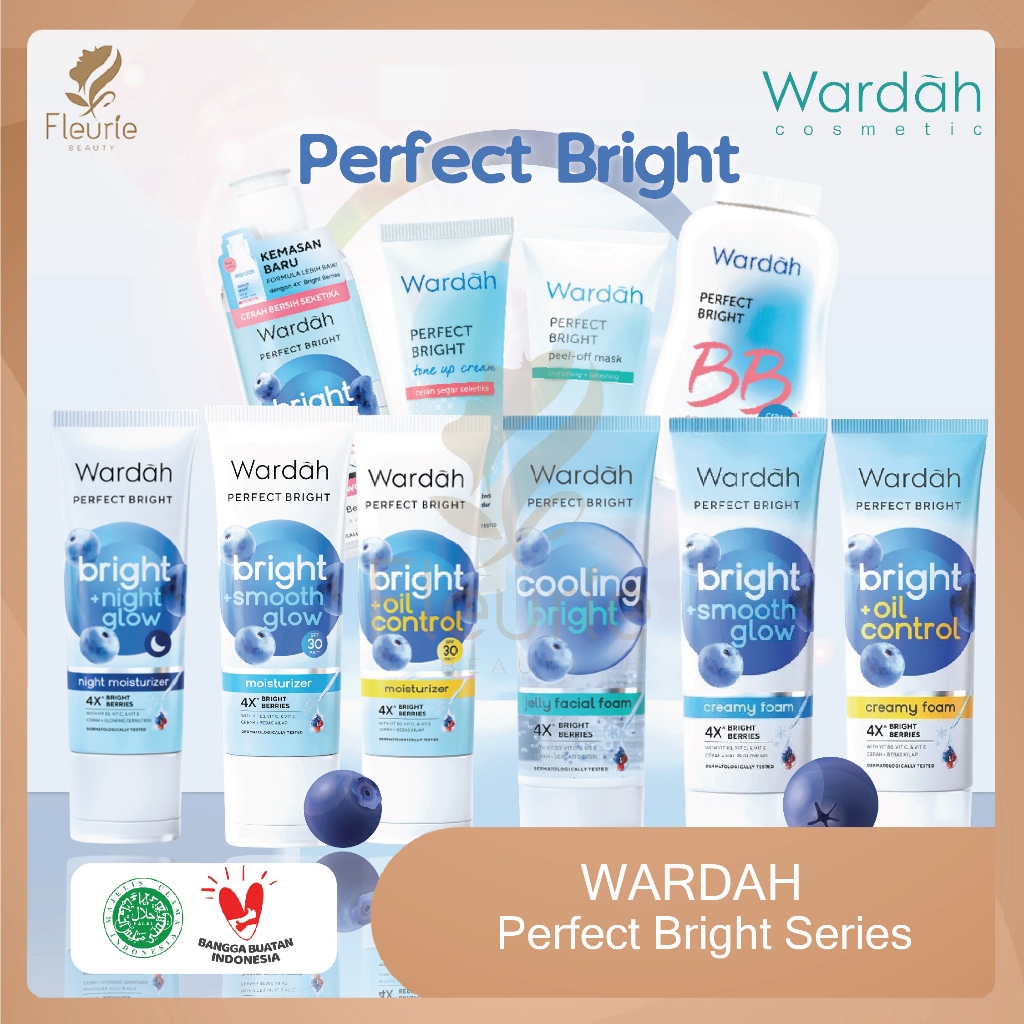 Jual Wardah Perfect Bright Series - Creamy Foam Brightening/Tone Up ...