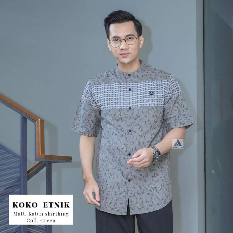 Jual Koko Baju Muslim Pria Etnik by Antum | Shopee Indonesia