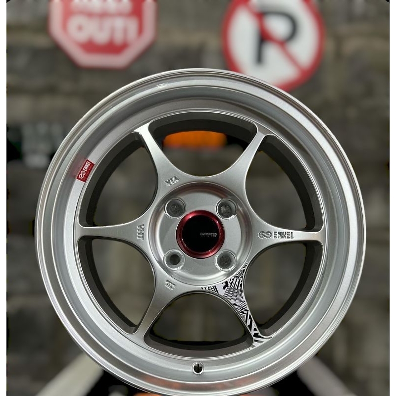 Jual velg mobil r15 lebar 7 et 40 ENKEI PF06 FLOW FORMING velg mobil ...