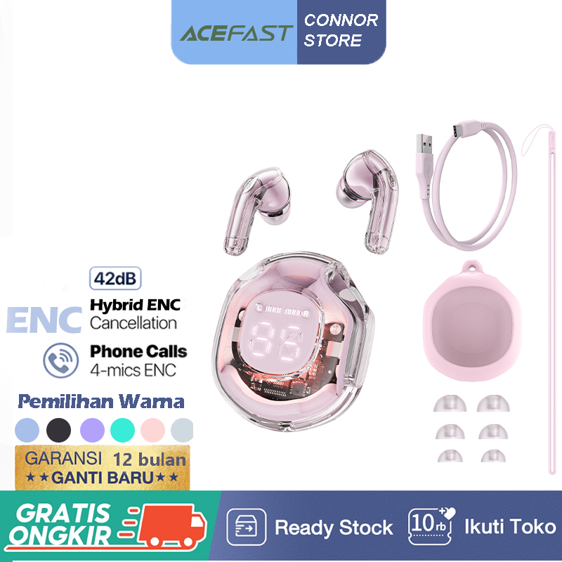 Jual ACEFAST T8 headset bluetooth True Wireless Bluetooth Earphone Mini ...