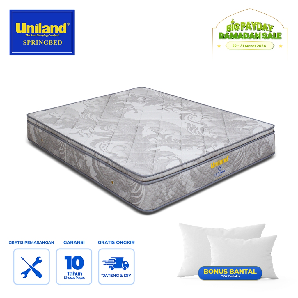 Jual Uniland Springbed Ultima Pillowtop Mattress - Hanya Kasur Spring ...