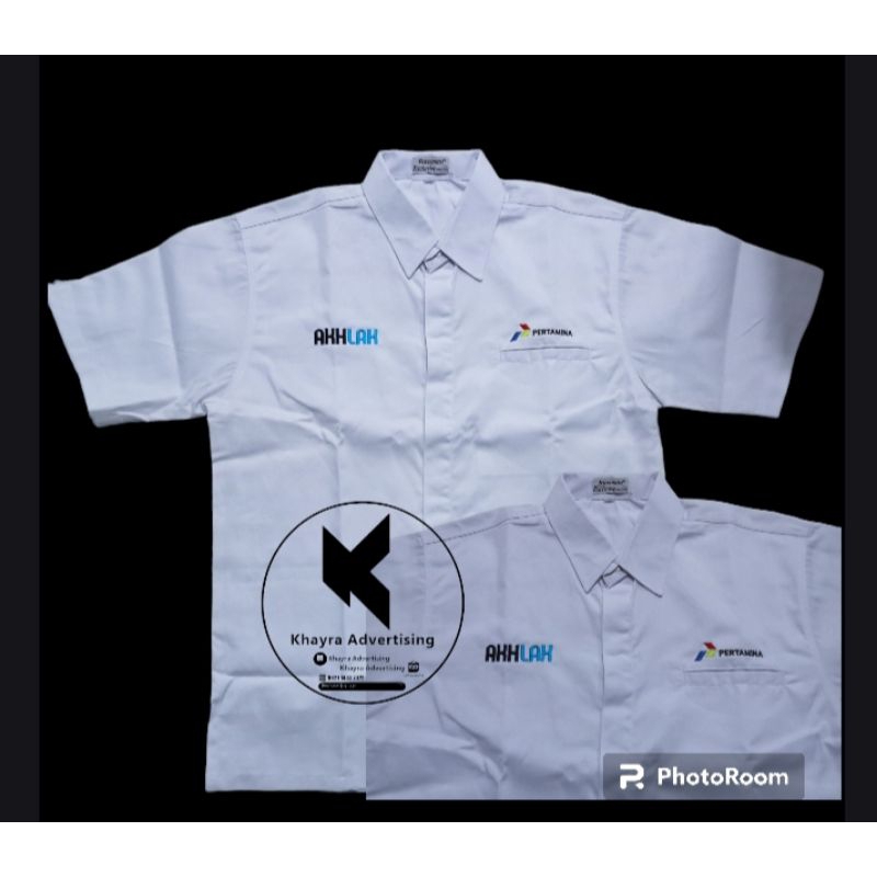 Jual kemeja akhlak pertamina seragam akhlak pertamina baju akhlak ...
