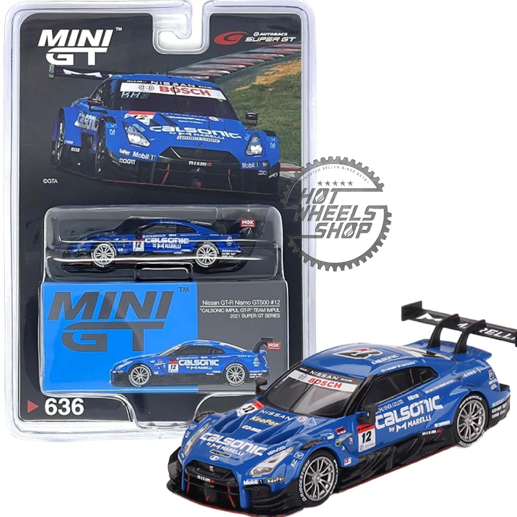 Jual MINI GT 636 Nissan GT-R Nismo GT500 #12 Team Impul 2021 BLISTER VERSION | Shopee Indonesia