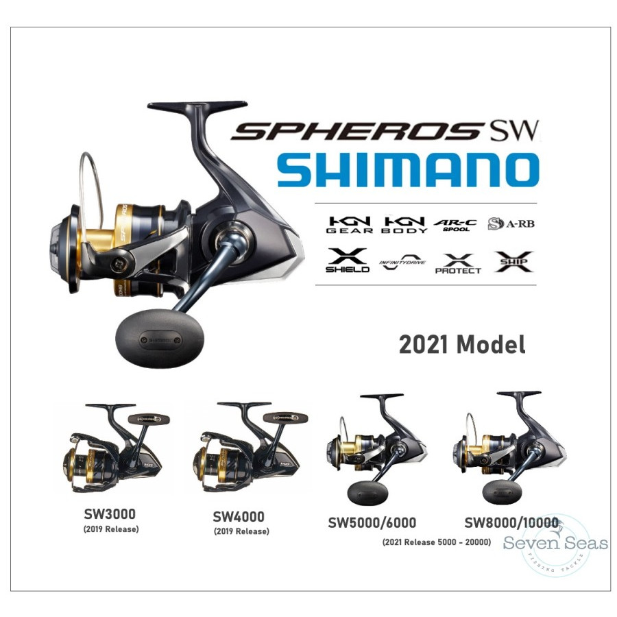 Jual Reel Shimano SPHEROS Sw 6000 HG Tahun 2021 | Shopee Indonesia