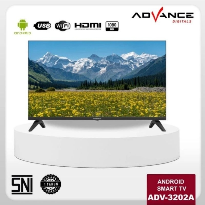 Jual LED TV Advance 32 inch ADV -3203A Android Smart 4K UHD ADV3203A ...