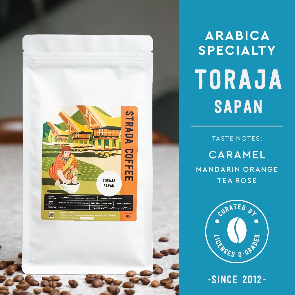 Jual Kopi Toraja Sapan Strada Coffee 200gr - Arabica Premium Coffee ...