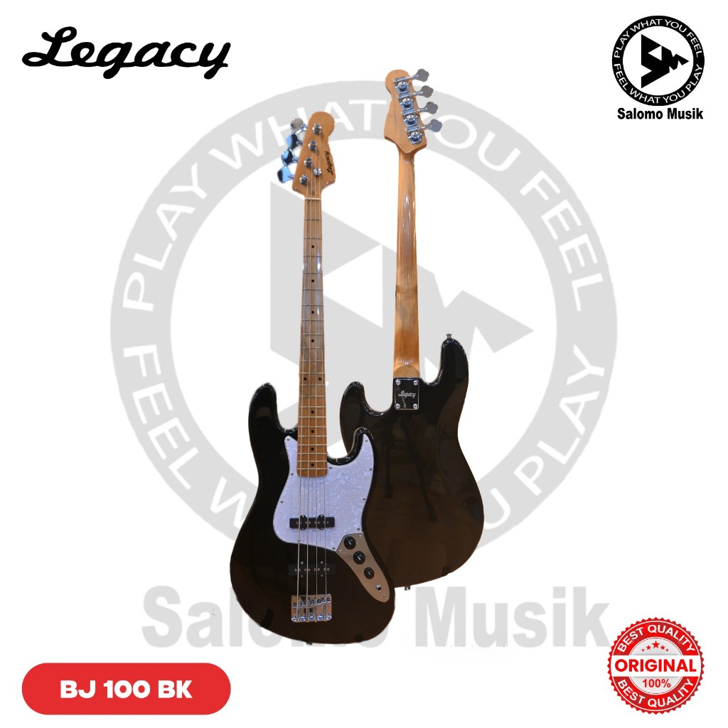 Jual Bass Elektrik Legacy BJ100 4 String Original Varian Warna | Shopee ...