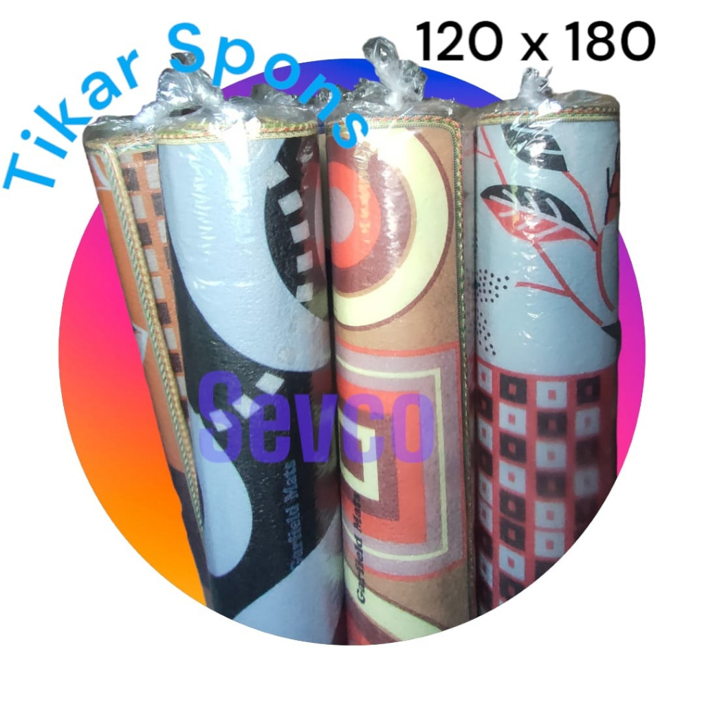 Jual KARPET TIKAR MATRAS SPON GAMBAR LANTAI VICTORIA 120X180 CM ...