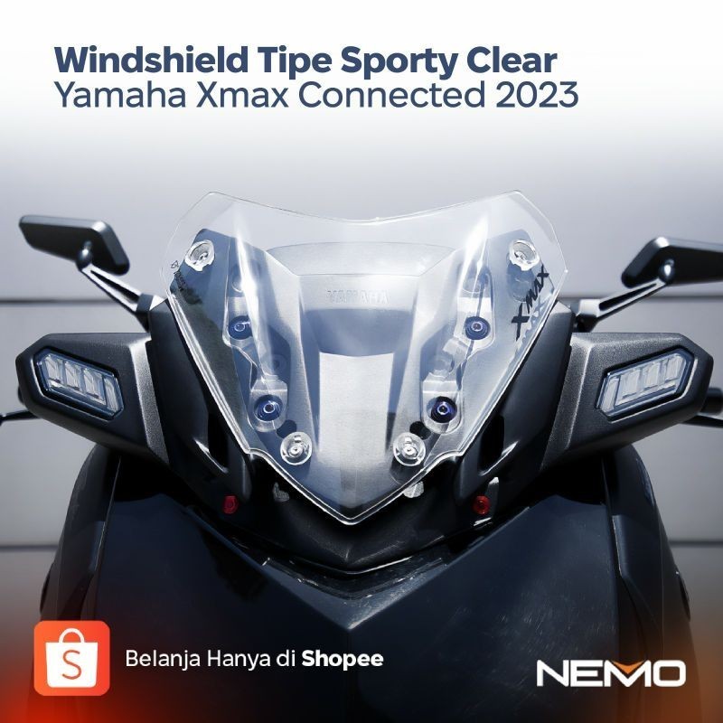Jual NEMO Windshield Visor Yamaha Xmax Connected 2023 - 2024 Tipe ...