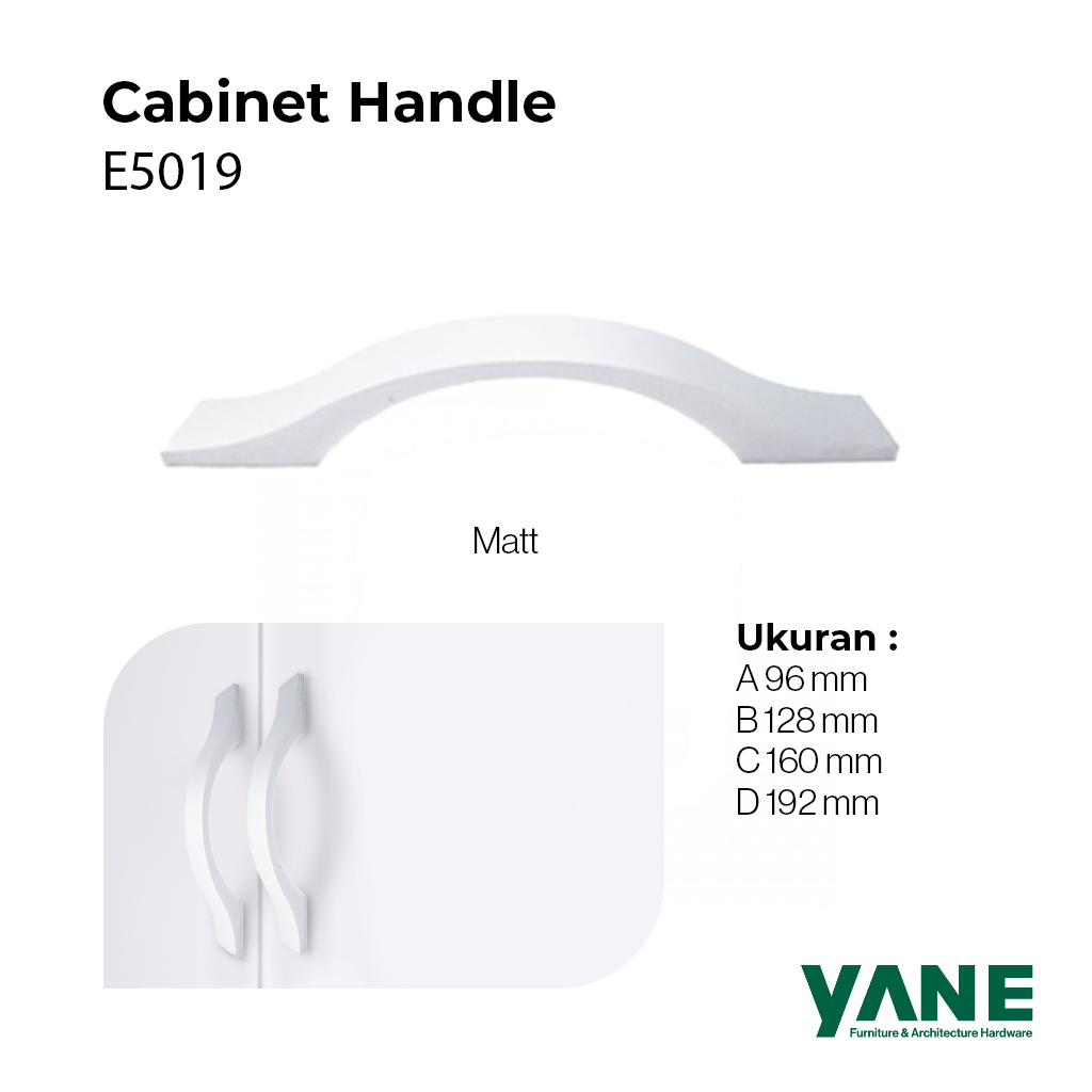 Jual Tarikan Kabinet Yane / Handle Lemari / Gagang Pintu / Cabinet ...