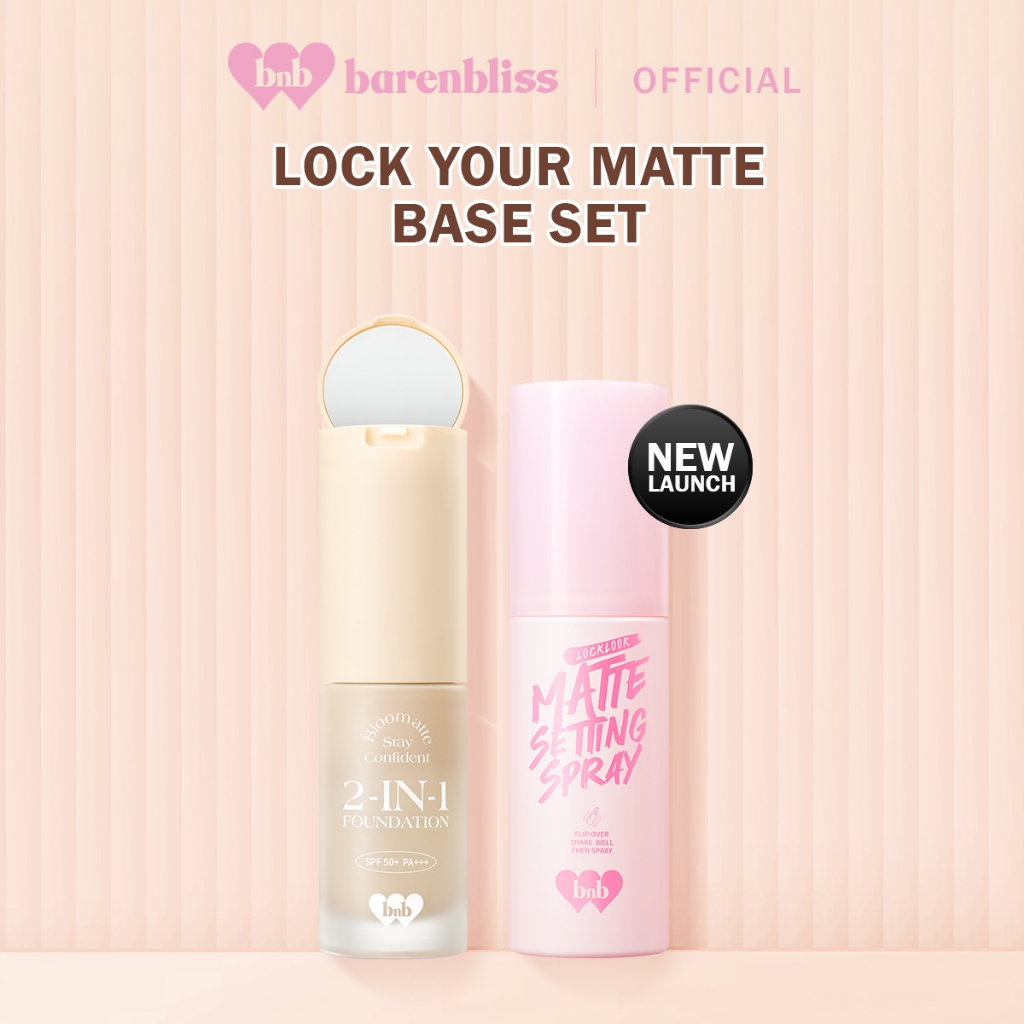 Jual BNB barenbliss Lock Your Matte Base Set (Setting Spray Matte 50ml ...