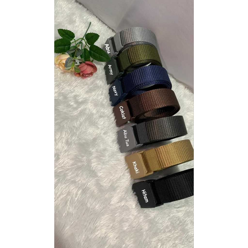Jual Ikat Pinggang Pria Kanvas Tactical Military Belt Sabuk Bandara ...