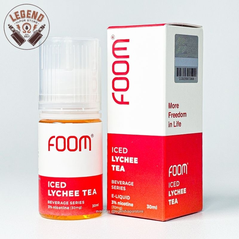 Jual SALT NIC - LIQUID FOOM Iced Lychee Tea 30ML 30MG AUTHENTIC ...