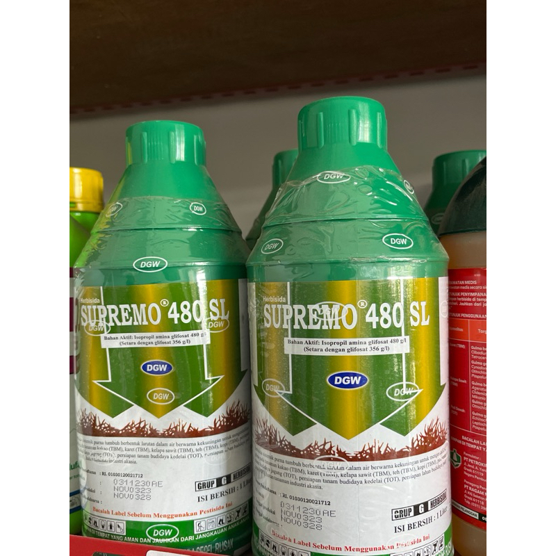 Jual SUPREMO 480SL 1liter HERBISIDA | Shopee Indonesia