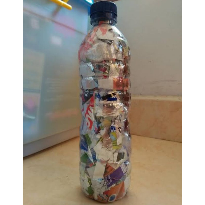 Jual Ecobrick Botol vit 600 ml Ramah Lingkungan Ekobrik Kerajinan ...