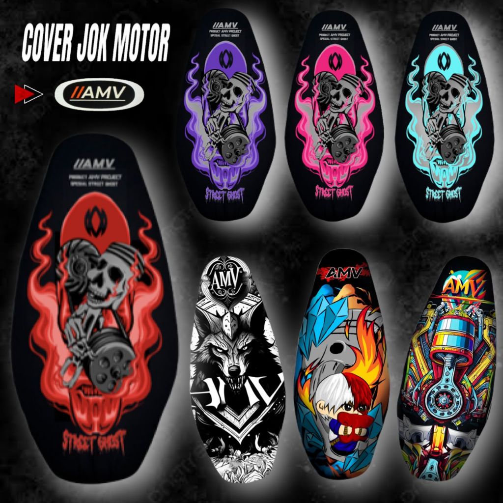Jual Sarung Jok Motor Amv Motif Premium Nmax Aerox Vespa Pcx Adv Vario ...