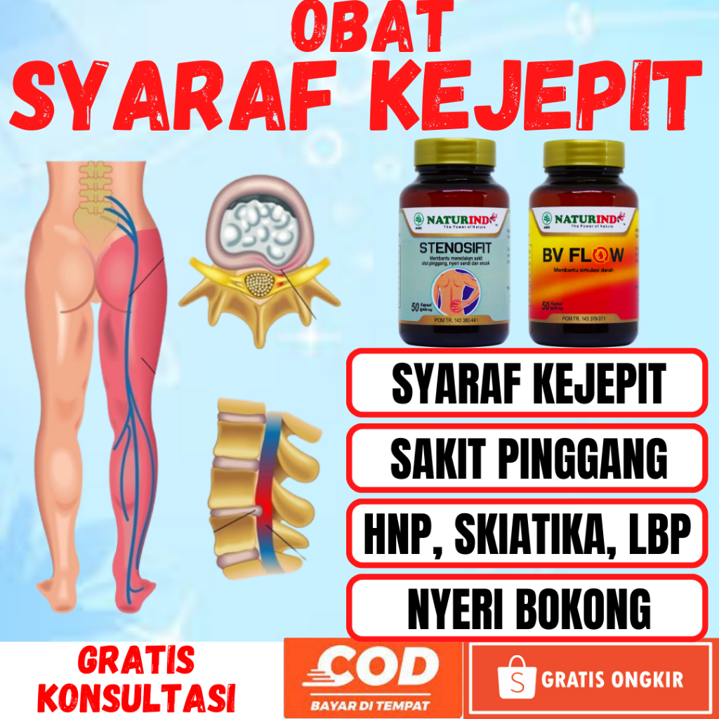 Jual Obat Saraf Kejepit Pinggang dan Kaki Paling Ampuh Obat Saraf ...