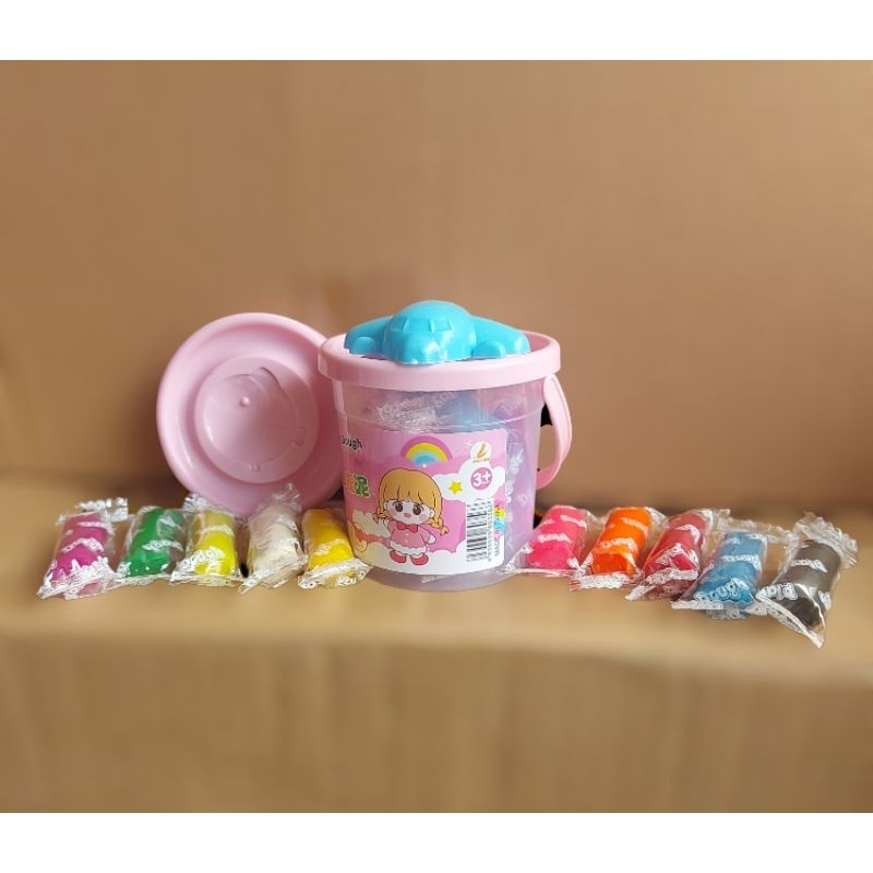 Jual PlayDough/Clay isi 12 || Platisin/Malam Mainan Playdoh | Shopee ...