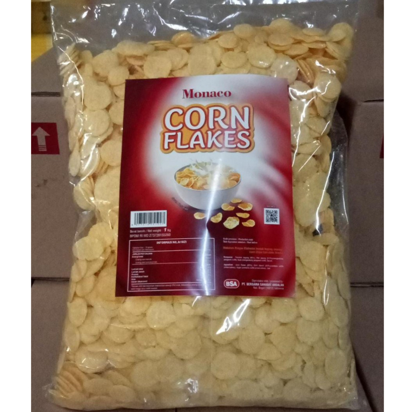 Jual MONACO Corn flakes 1 Kg [ ASLI ] | Shopee Indonesia