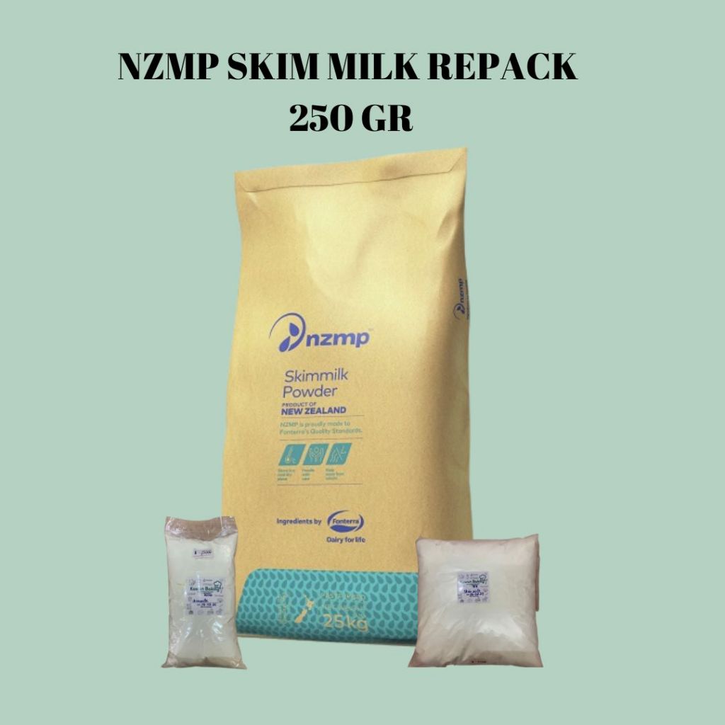Jual NZMP SKIM MILK REPACK 250GR Susu Bubuk Skim Kemasan Repackaging ...