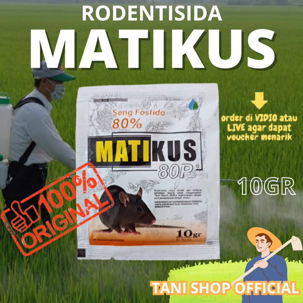Jual MATIKUS 80 P 10g - Rodentisida Ampuh untuk Mengendalikan Tikus ...