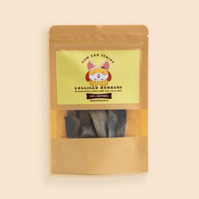 Jual Lollillo Barkery - Cow Ear Strips / Beef Ear Kuping Sapi Snack ...
