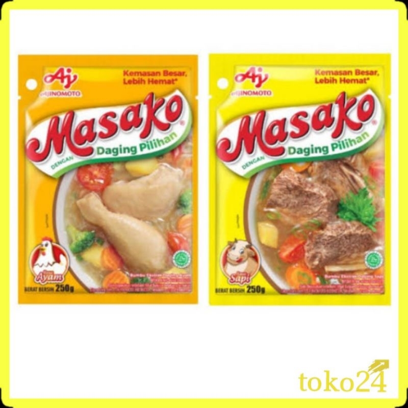 Jual Masako Kaldu Ayam & Sapi 250 gr | Shopee Indonesia