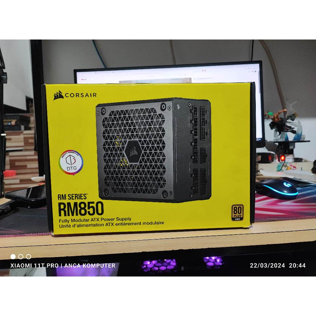 Jual PSU CORSAIR RM SERIES 850W FULL MODULAR 80+ GOLD RM850 | Shopee ...