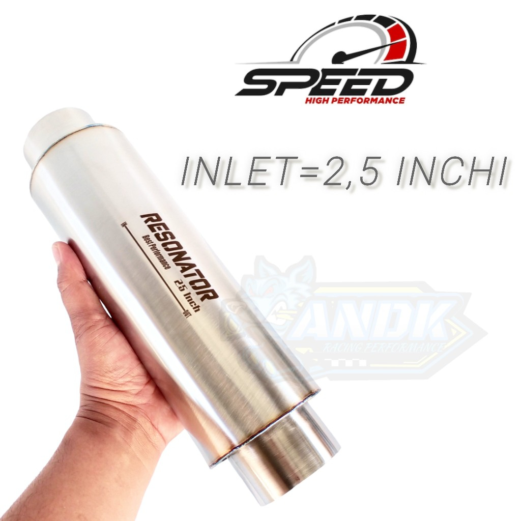 Jual RESONATOR KNALPOT MOBIL INLET 2,5 INCHI PENAMBAH PERFORMA MESIN ...
