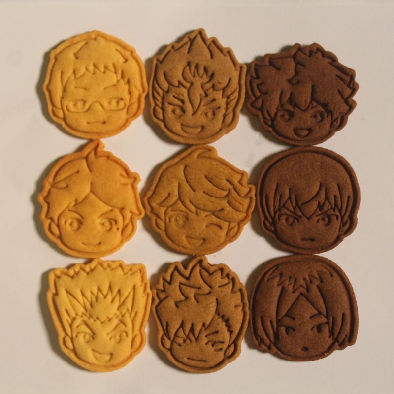 Jual Cookies Karakter Anime Haikyuu (isi 10 kuki) | Shopee Indonesia