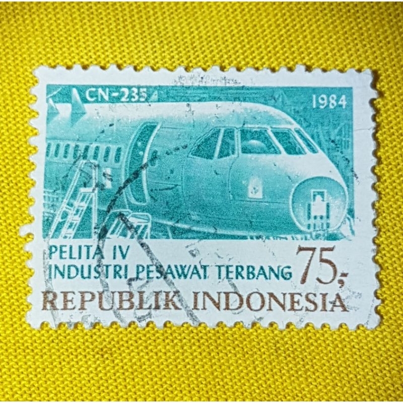 Jual Perangko Langka Pelita IV Seri Pesawat Used Prangko Indonesia Rare ...