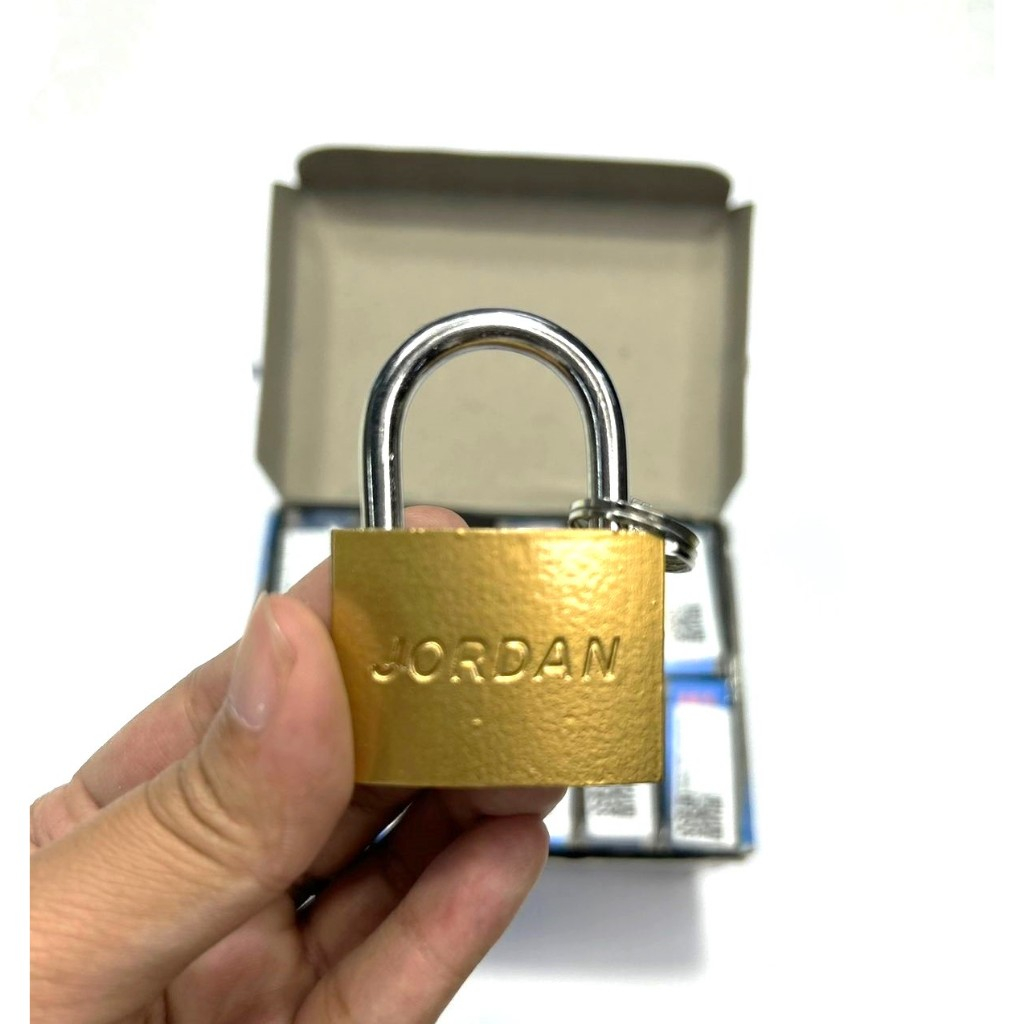 Jual Gembok Besi Kuning Jordan variasi ukuran 20mm-50mm | Shopee Indonesia