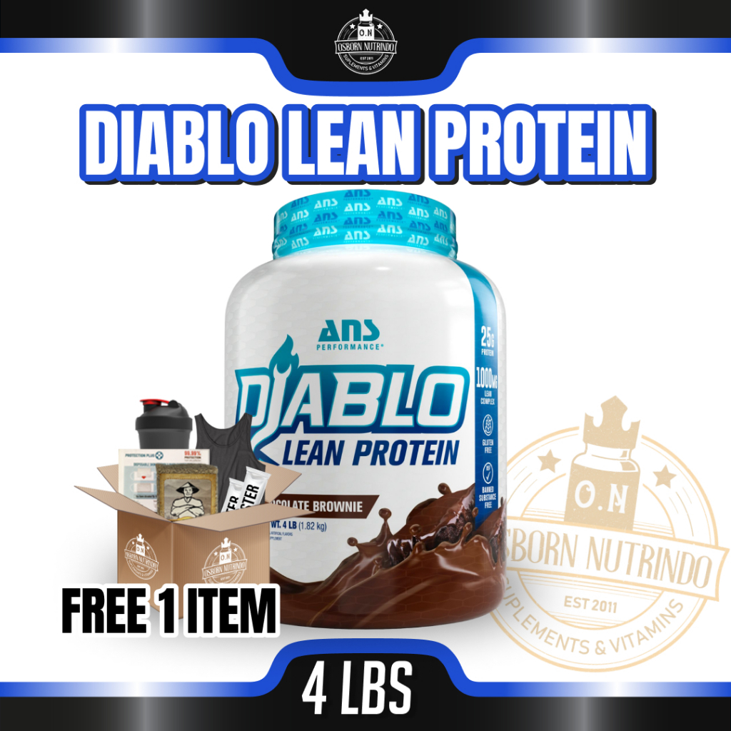 Jual ANS Diablo Protein 4lbs Whey Protein + Fat Lose | Shopee Indonesia