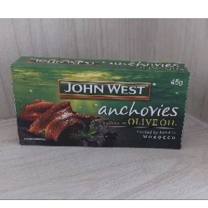 Jual John West anchovies anchovy fillets in olive oil 45 gr | Shopee Indonesia