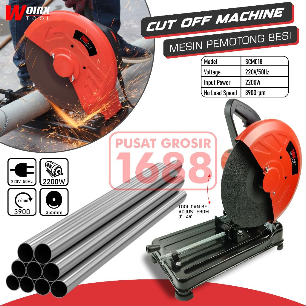 Jual Mesin Potong Besi 14 Inch / Cut Off Machine 14 Inch | Shopee Indonesia