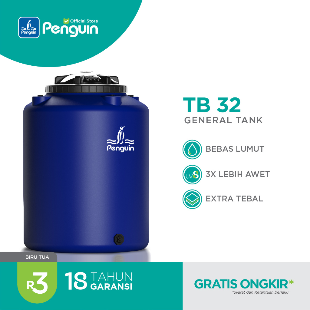 Jual Penguin TB-32 300 Liter Toren Tandon Tangki Air General Tank ...