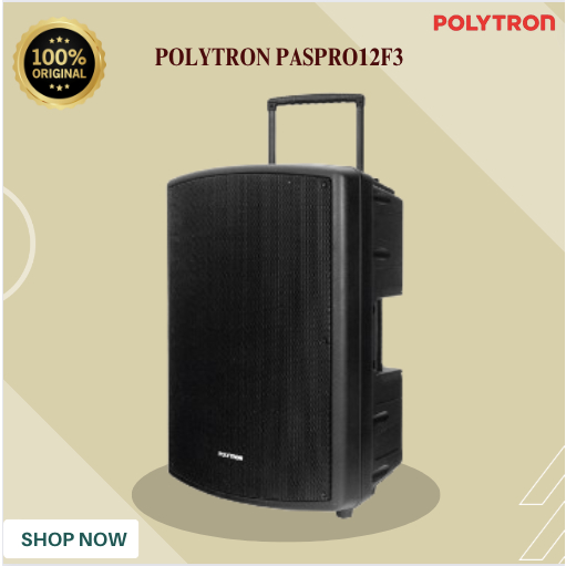 Jual PROFESSIONAL SPEAKER POLYTRON PORTABLE BLUETOOTH PAS PRO 12F3 ...
