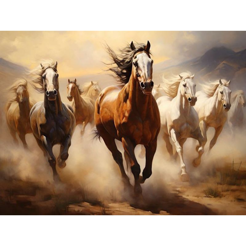 Jual poster cetak tema kuda 036 ukuran ( 100x70cm, 150x100cm, 200x100cm ...