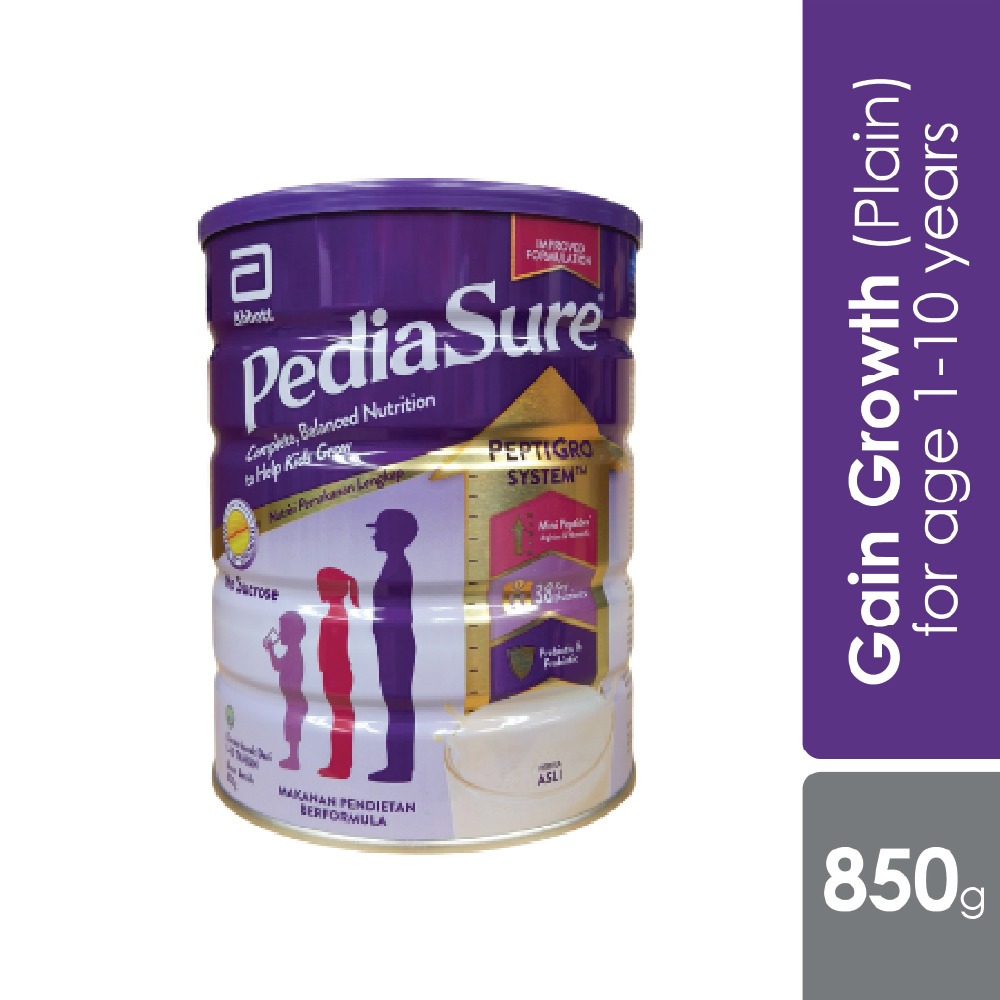 Jual PEDIASURE VANILLA 850GR (1-10TH) NUTRISI PERTUMBUHAN | Shopee ...
