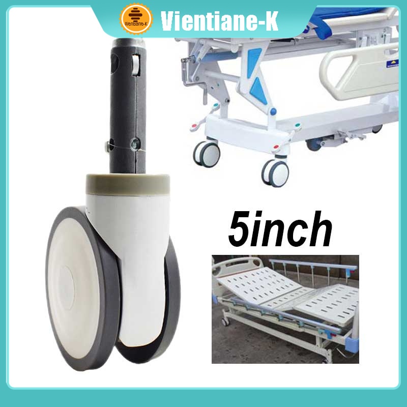 Jual Roda Kasur Rumah Sakit Twin Diameter Double Wheel Sentral Lock 5 ...