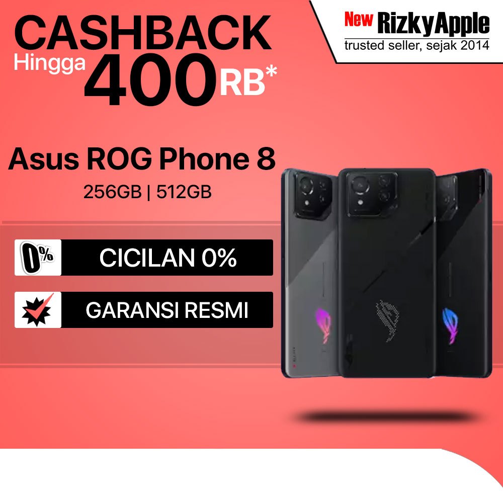 Jual Asus ROG Phone 8 / Pro 256GB 512GB [ Ram 12GB 16GB ] Garansi Resmi ...