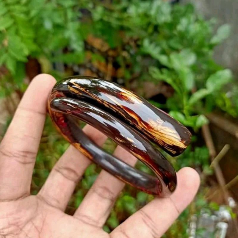Jual Gelang akar Bahar merah bodi bulat tembus cahaya size mild up ...